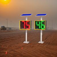 China NobTra Digital Speed Limit Sign with Radar Detection - 300m Visibility, IP54 Waterproof, 12VDC System for sale