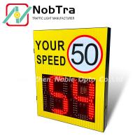 China 40°C To 60°C Heavy Gauge 3 Digit Speed Limit Signs Traffic Sign Suitable for Permanent and Temporary Installations for sale