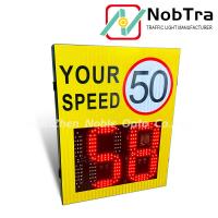China 40°C To 60°C Digital Speed Limit Signs Visibility Range More Than 300 Meters Traffic Sign Suitable for Urban and Highway for sale