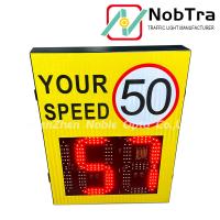 China Integrated Radar Digital Speed Limit Signs Designed for Extreme Temperatures Minus 40 to 60 Degrees Celsius With One Year for sale