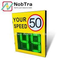 China 40°C To 60°C Heavy Gauge 3 Digit Speed Limit Signs Traffic Sign Suitable for Permanent and Temporary Installations for sale