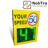 China More Than 300 Meters Visibility Range Digital Speed Limit Signs With IP54 Waterproof Level and Radar Detection Distance 200 Meters for sale