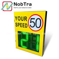 China 40°C To 60°C Digital Speed Limit Signs Visibility Range More Than 300 Meters Traffic Sign Suitable for Urban and Highway for sale