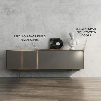 China L-Shape Executive Office Desk 2200mm E1 Grade Melamine Board Side Cabinet Metal Legs for sale