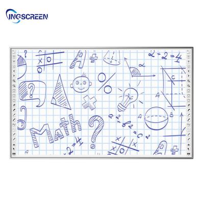 China 83in Teaching IR Interactive Whiteboard Multi Touch Digital Board For Teaching 75 Inch for sale