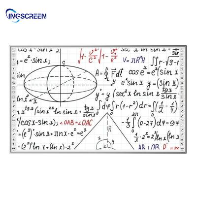 China 10 Points Digital Board 75 Inch Smart Board For Classroom Whiteboard Digital 6000hrs for sale