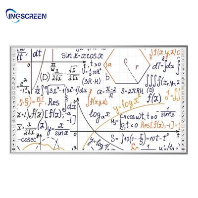 China 2.4G Electronic 4K IR Interactive Whiteboard Digital Interactive White Board 86in for sale
