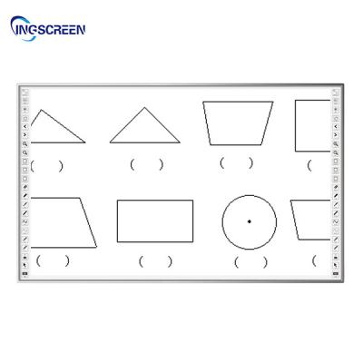 China 86in Finger Touch IR Interactive Whiteboard For Schools 32768 X 32768 for sale
