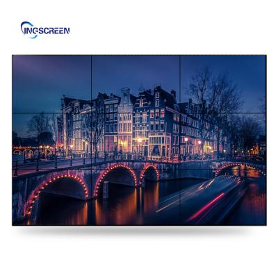 China 2x3m 3x3m LCD Video Wall Display Advertising Monitors Lcd With Controller for sale