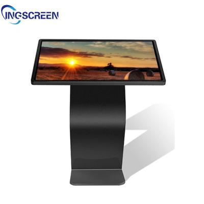 China Interactive Lcd Digital Signage IR Touch Screen Kiosk Display Advertising  500cd/M2 for sale