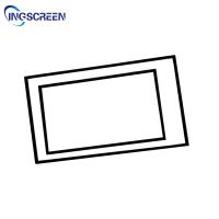 China 20 Points Bezel Frame Ir Infrared Touch Screen Overlay 65 Inch Panel Overlay Kit for sale