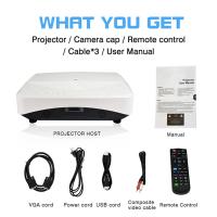 China 3500 ANSI  1080p Lcd Laser Projector Ultra Short Throw  For Home Cinema for sale