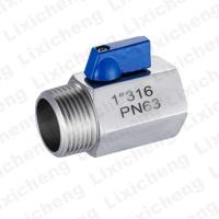 China Stainless Steel Mini Valve Female Male 1000WOG PN63 Threaded NPT BSP SS304 1/2 to 1 Inch for sale
