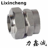 China Stainless Steel Pipe Fittings 14-Piece CNC Machine Parts with BW Double Union and Teflon Sealing for sale
