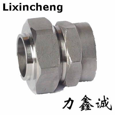 China Stainless Steel Pipe Fittings 14-Piece CNC Machine Parts with BW Double Union and Teflon Sealing for sale