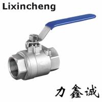China Stainless Steel 3PC Flanged Ball Valve 2 inch 1000WOG SS304 Female Thread for sale