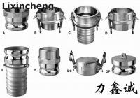 China Stainless Steel Quick Coupling Pipe Fittings SS304/SS306 1/8