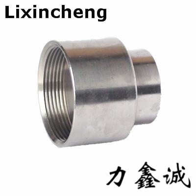 China Stainless Steel Pipe Reducer Thread Fittings 7-Piece CNC Machined Set SS304/SS316 for Industrial Applications for sale