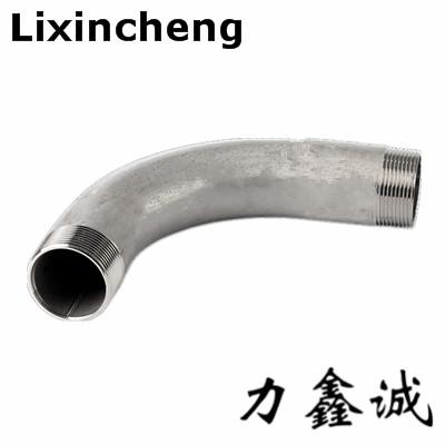 China Stainless Steel Pipe Fittings 90 Degree Bend DN6-DN150 150LB Pressure for Water Oil Gas Systems for sale