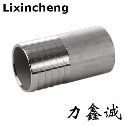 China Stainless Steel Hose Nipple Fittings NPT BSP Thread 1/2 to 2 Inch Water Adapters for sale