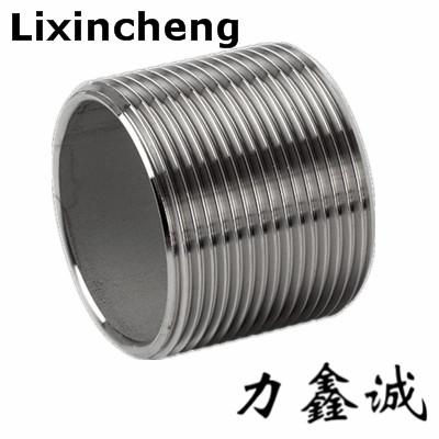 China Stainless Steel Weld Nipple SS316L BW Thread Nipple Pipe Fitting 1/8-6 Inch for sale