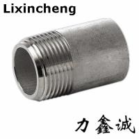 China LXC Stainless Steel Weld Nipple SS316L BW Thread Nipple Pipe Fitting 1/8-6 Inch for sale