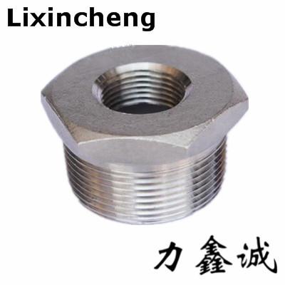 China Stainless Steel Pipe Fittings - SS304/SS306 Reducing Bushings with Hex Design for Industrial Plumbing Systems for sale