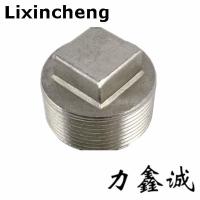 China Stainless Steel 304 Pipe Cap Round Hex Casting Thread Cap 1/8 to 4 Inch for sale
