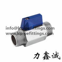 China Stainless Steel Mini Valve SS304 SS316 1/2 inch 1 inch Male Thread 1000WOG NPT PT Industrial for sale