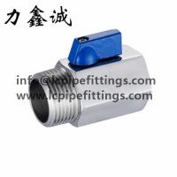 China Stainless Steel Mini Valve 1000WOG/PSI PN63 Threaded NPT/BSP/BSPT SS304/SS316 1/2