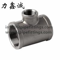 China Stainless Steel Reduce Tee RTB Pipe Fittings 3/8