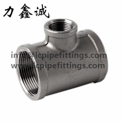 China Stainless Steel Reduce Tee RTB Pipe Fittings 3/8