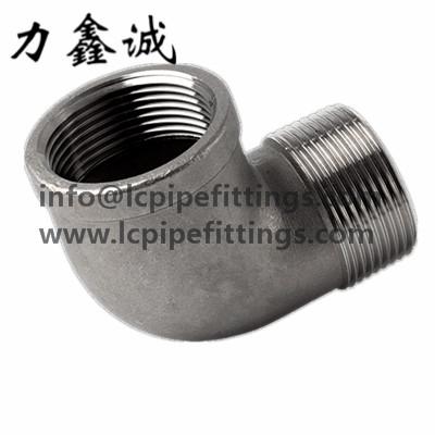 China Stainless Steel Street Elbow 90° SLB SS304/SS316 150# NPT/BSP Thread 1/2
