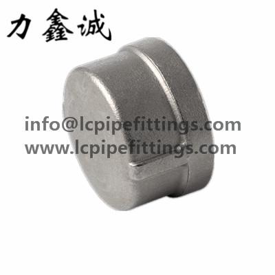 China Stainless Steel Round Cap SS304/SS316 150# 1/4