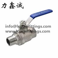 China Stainless Steel 2-Piece Ball Valve with PN63 Pressure Rating and 1/2