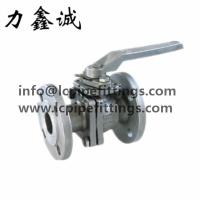 China Stainless Steel 2PC Flanged Ball Valve CF8/CF8M ANSI Class 150 with Full Port Design for Industrial Flow Control for sale