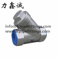 China Stainless Steel Y Strainer 800psi PN40 Industrial Filtration Valve - Investment Casting Construction for sale