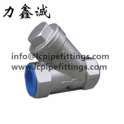 China Stainless Steel Y Strainer 800psi PN40 Industrial Filtration Valve - Investment Casting Construction for sale
