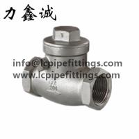 China Stainless Steel Swing Check Valve 200PSI PN16 1/2 to 3 Inch BSP NPT Thread for sale