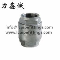 China Stainless Steel 2pc Spring Vertical Check Valve Type A 200PSI PN16 3/8 to 4 inch for sale