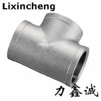 China Stainless Steel 304 Cross Pipe Fitting 1/2 Inch 4 Way Female Thread NPT BSP for sale