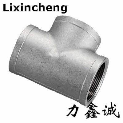 China Stainless Steel 304 Cross Pipe Fitting 1/2 Inch 4 Way Female Thread NPT BSP for sale