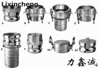 China Stainless Steel Quick Coupling D Type Pipe Fittings SS304 1/8-6 Inch for Water Oil Gas for sale