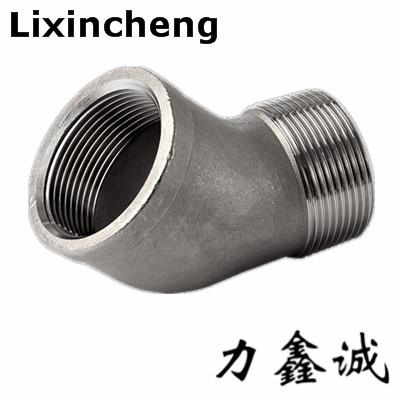 China Stainless Steel 90 Degree Elbow Threaded Pipe Fittings 150LB BSP NPT Low Pressure for sale