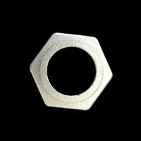 China Precision CNC Machined Stainless Steel Lock Nut for Hydraulic Components M12 for sale