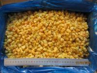 China Sinocharm 4-Star Product BRC-A Fresh Yellow Peach 10x10mm Frozen Diced Fruits Cubes IQF Yellow Peach Dices for sale