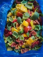 China Frozen Vegetable IQF Frozen Mixed Sweet Pepper Strips for Your Kitchen for sale