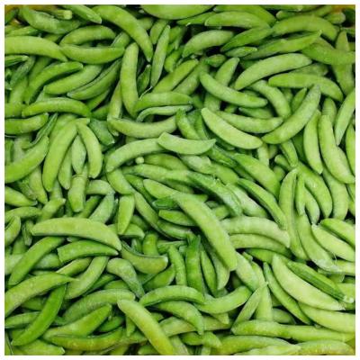 China China Fresh Frozen Vegetable New Crop IQF Frozen Sugar Snap Peas Stringless 2 Sides for sale