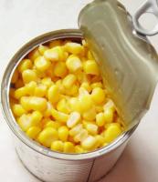 China Top Grade Canned Sweet Corn in Water with Fresh Yellow Color for sale