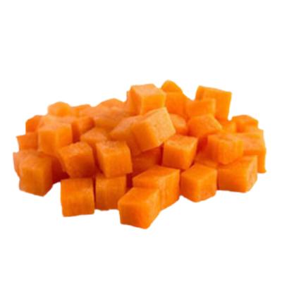 China IQF Frozen Pre-Cut Carrot Slices and Dices Vegetable Product for sale